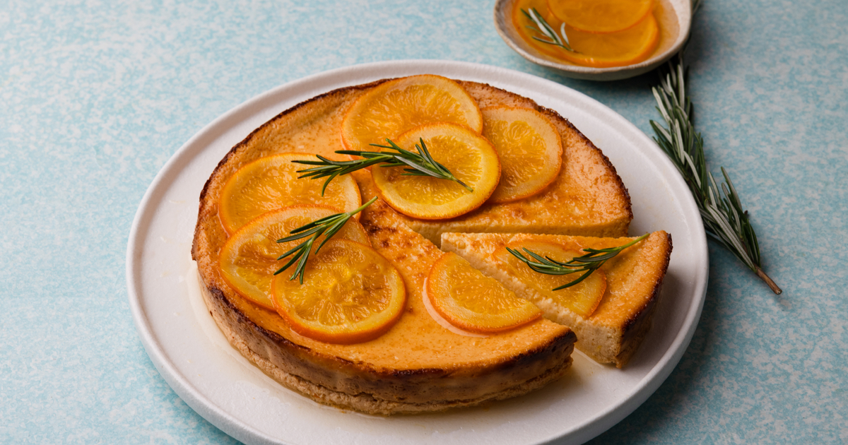 Orange, Ricotta and Rosemary Cheesecake Flan | Recipe | Dairy Australia